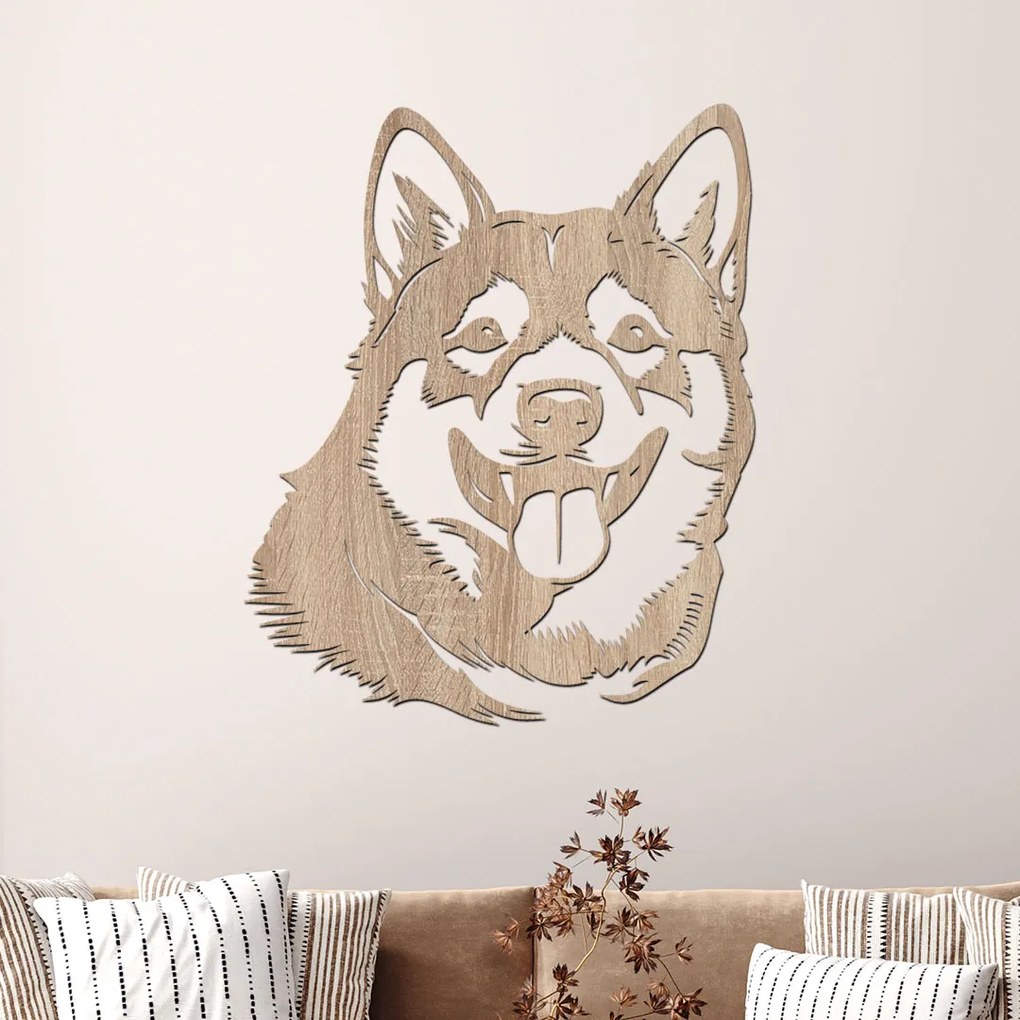 dřevo života Dřevěná dekorace SHIBU INA Zvolte rozměr (cm): 66x80, Zvolte barvu dekoru: Černá