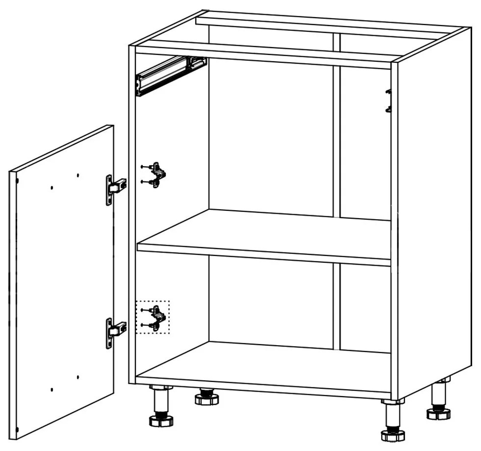 Kuchyňská linka LANGEN ap | 260 cm | PUSH OPEN | artisan