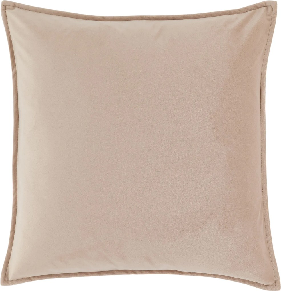Pudrově růžový sametový povlak na polštář Aix – 50*50 cm