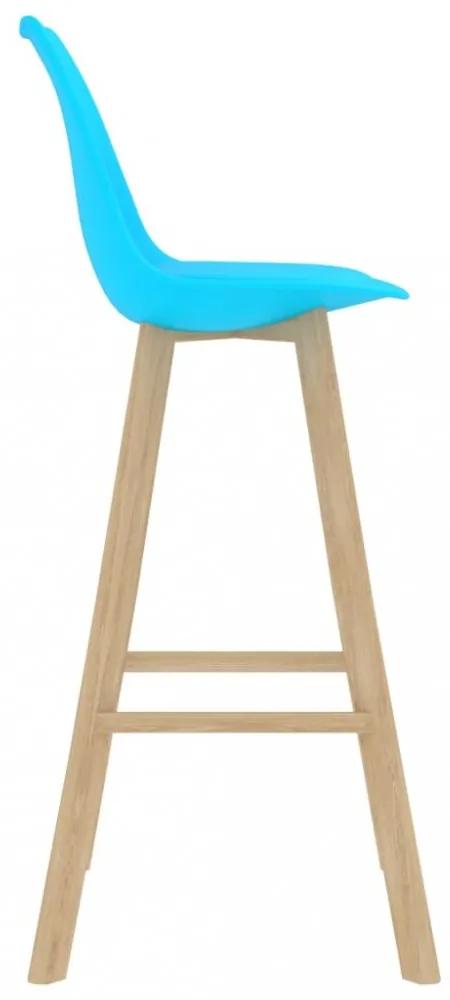 Barové židle 2 ks Dekorhome Světle modrá