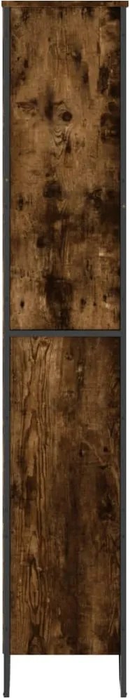 Knihovna kouřový dub 80 x 31 x 169 cm kompozitní dřevo 3295314