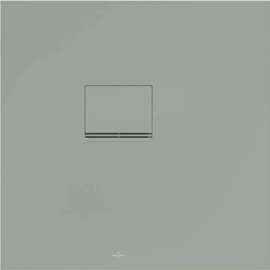 Villeroy & Boch Squaro Infinity - Sprchová vanička, 80x80 cm, Morning Green UDQ8080SQI1LV-R8
