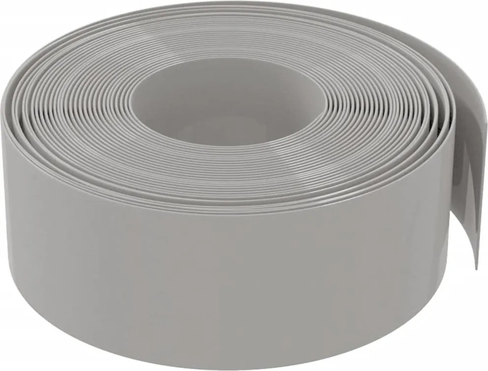 Travní lemy 2 ks šedé 10 m 20 cm polyethylen 3155452
