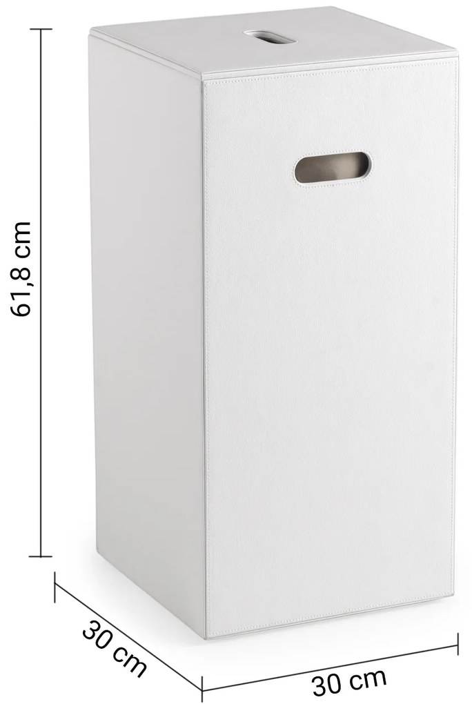Gedy Gedy, LUXURY koš na prádlo 30x61, 8x30cm, bílé, 103602
