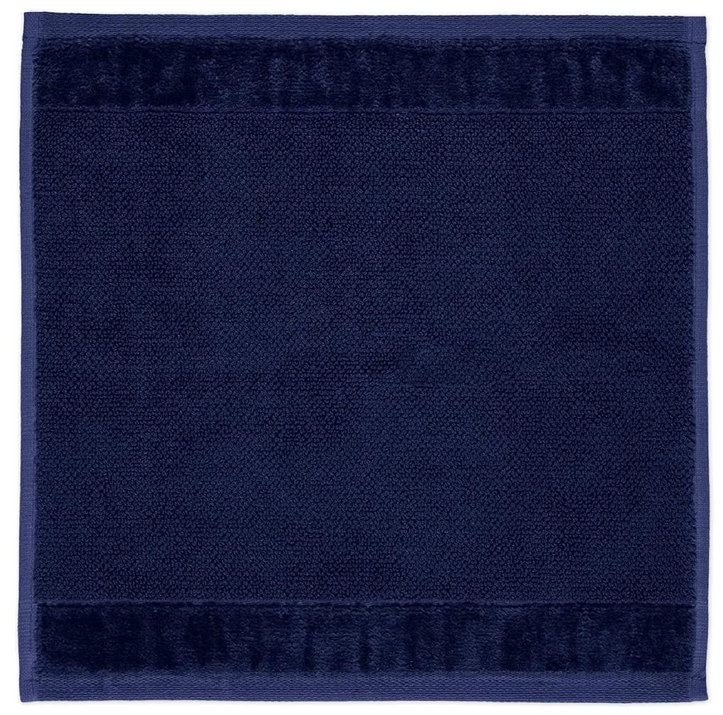 Bambusový ručník 30 x 30 cm hlubinná modrá +