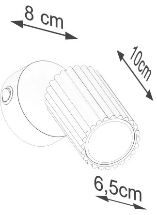 Brilagi - LED Nástěnné bodové svítidlo CRESTO 1xGU10/10W/230V černá