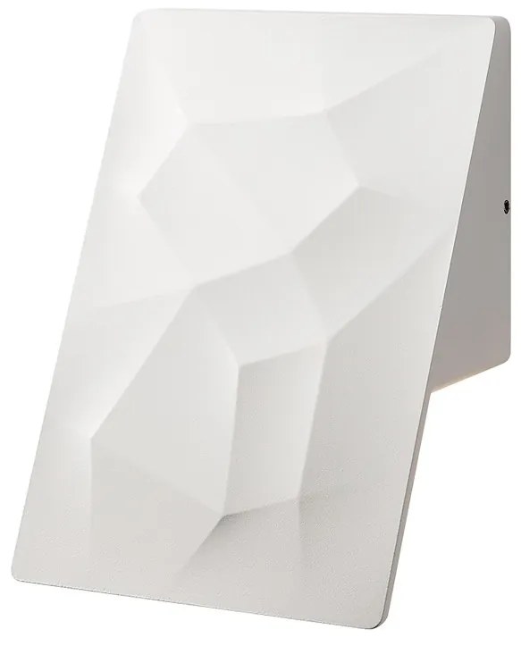 Exteriérové ​​nástěnné LED svítidlo Cracks, 1x LED 10w, bílé