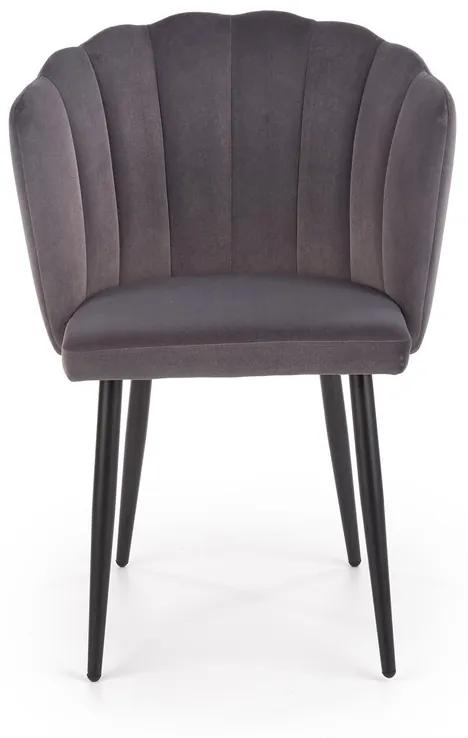 Halmar Jídelní židle K386, šedá