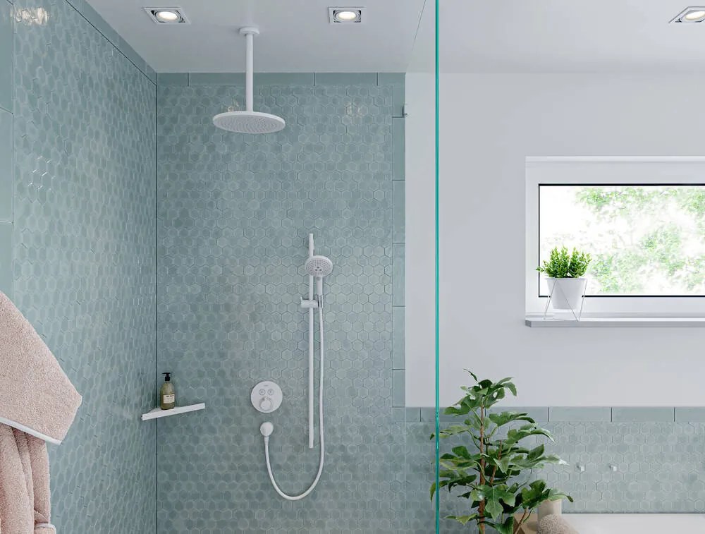 Hansgrohe AddStoris, košík do rohu, matná bílá, HAN-41741700