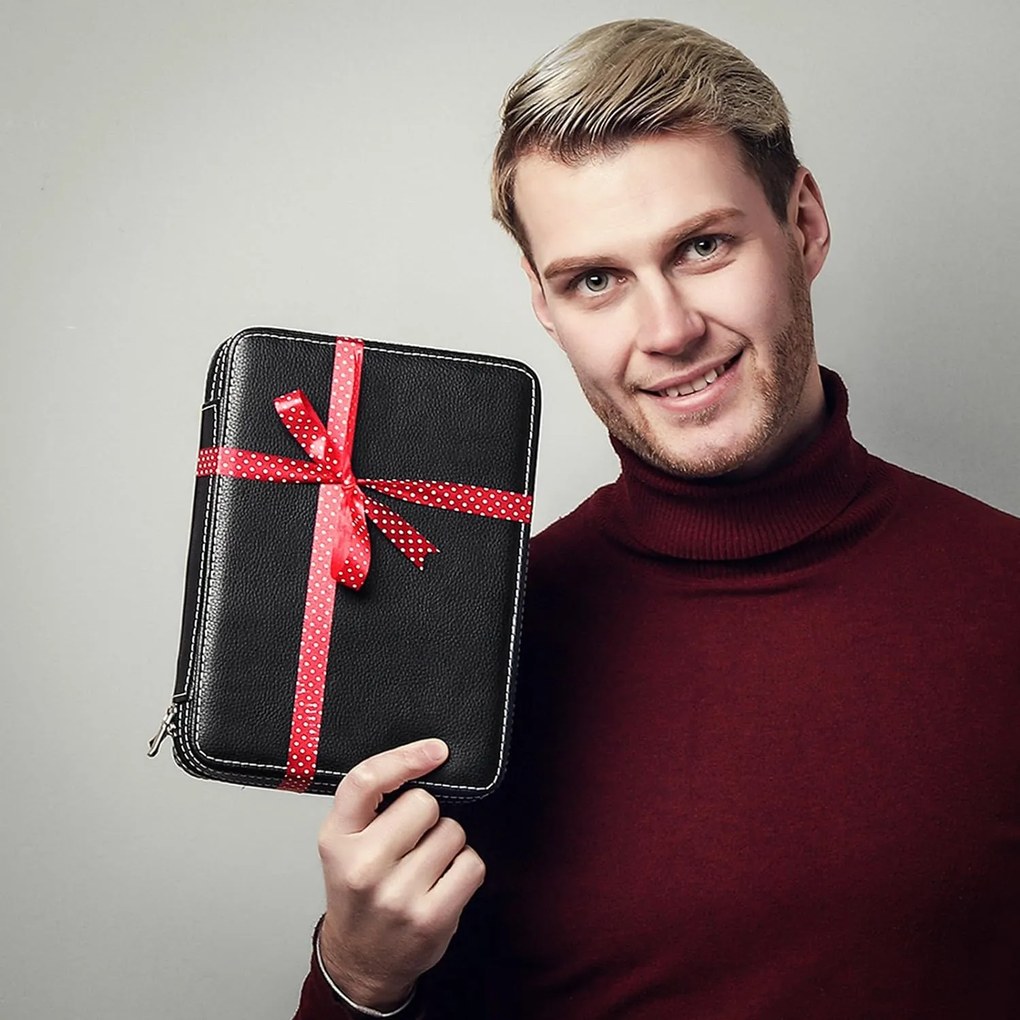 Přenosný úložný box na hodinky, krabička na hodinky pro 8 hodinek, černá