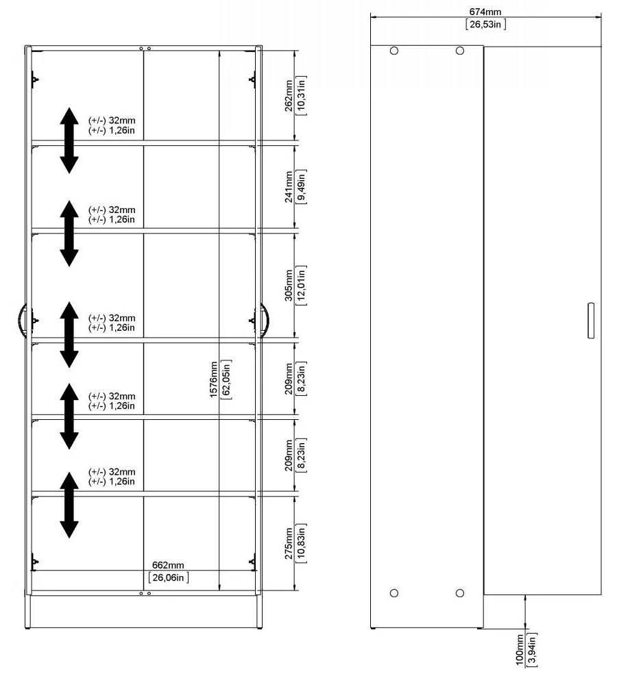 Tvilum Skříň Cassie 087 bílá