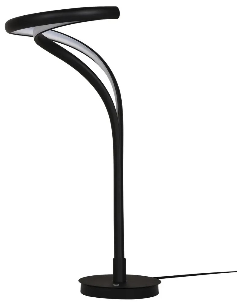 Designová stmívatelná stolní lampa Twist černá