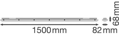 Zářivka LEDVANCE Damp Proof 1500mm 46W/6500K studená bílá IP65