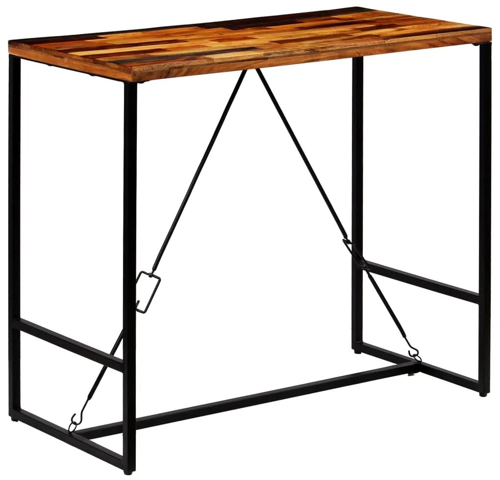 246289 vidaXL Barový stůl masivní recyklované dřevo 120 x 60 x 106 cm