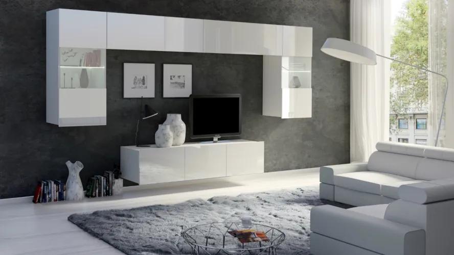 Gibmeble obývací stěna Calabrini 2 barevné provedení bílá