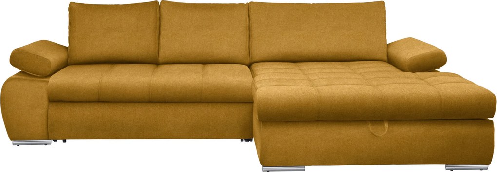 XXXLutz ROHOVÁ SEDAČKA, textil, žlutá Carryhome - Sedací soupravy - 002300011408