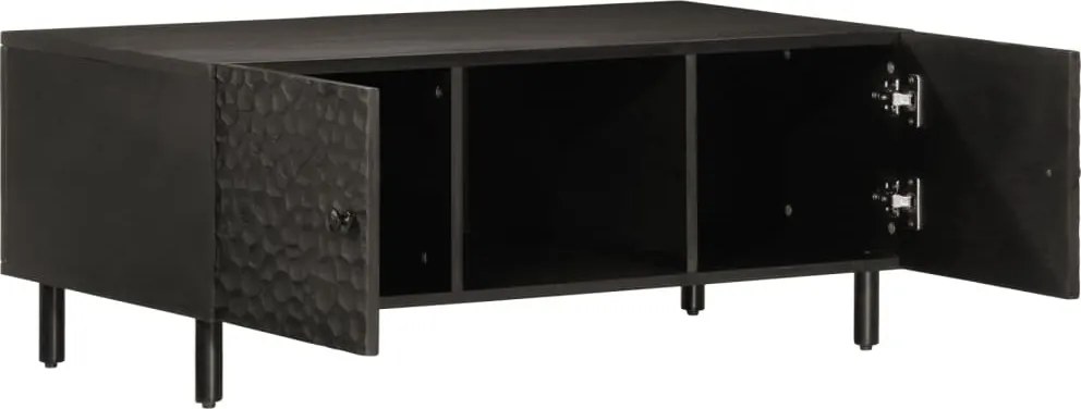 vidaXL Konferenční stolek 100 x 54 x 40 cm masivní mangovník [356903] Barva: Černá