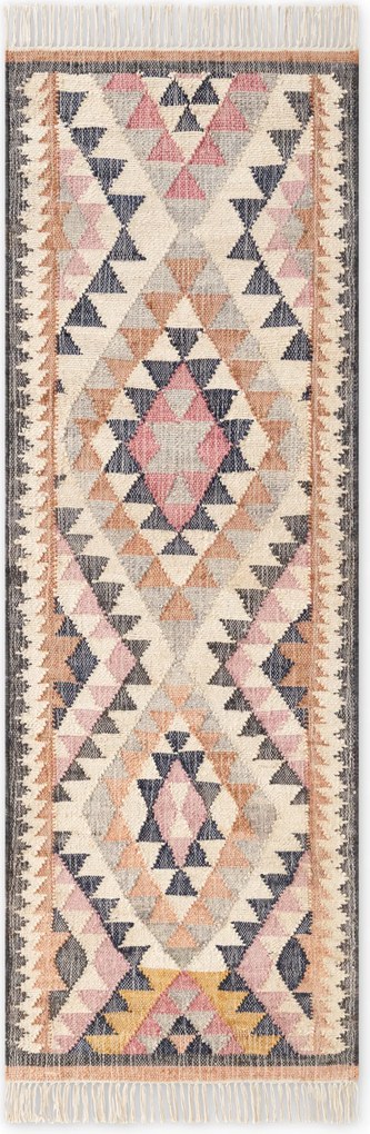 ELLE Decoration, Běhoun Parsa 106260 Cream/Multi z kolekce Elle, 80x200, vícebarevná, kuchyně