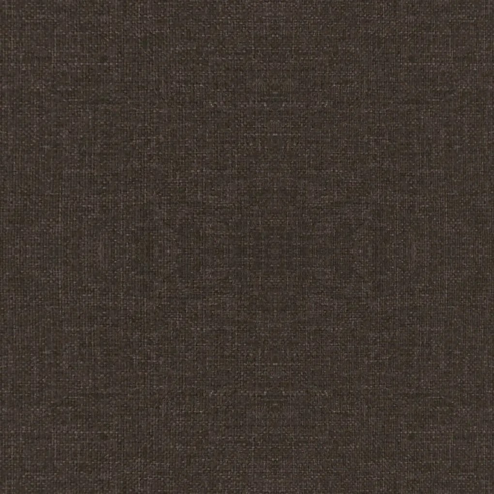 Otočné jídelní židle 4 ks tmavě hnědé textil,  338325