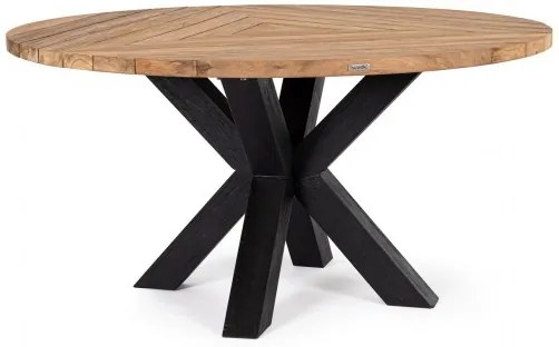 BIZZOTTO Kulatý zahradní stůl RODERICK ø150 cm