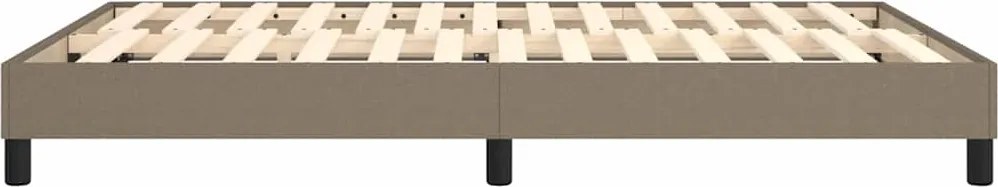 Rám postele s boxspringem taupe 140 x 190 cm textil 3120512