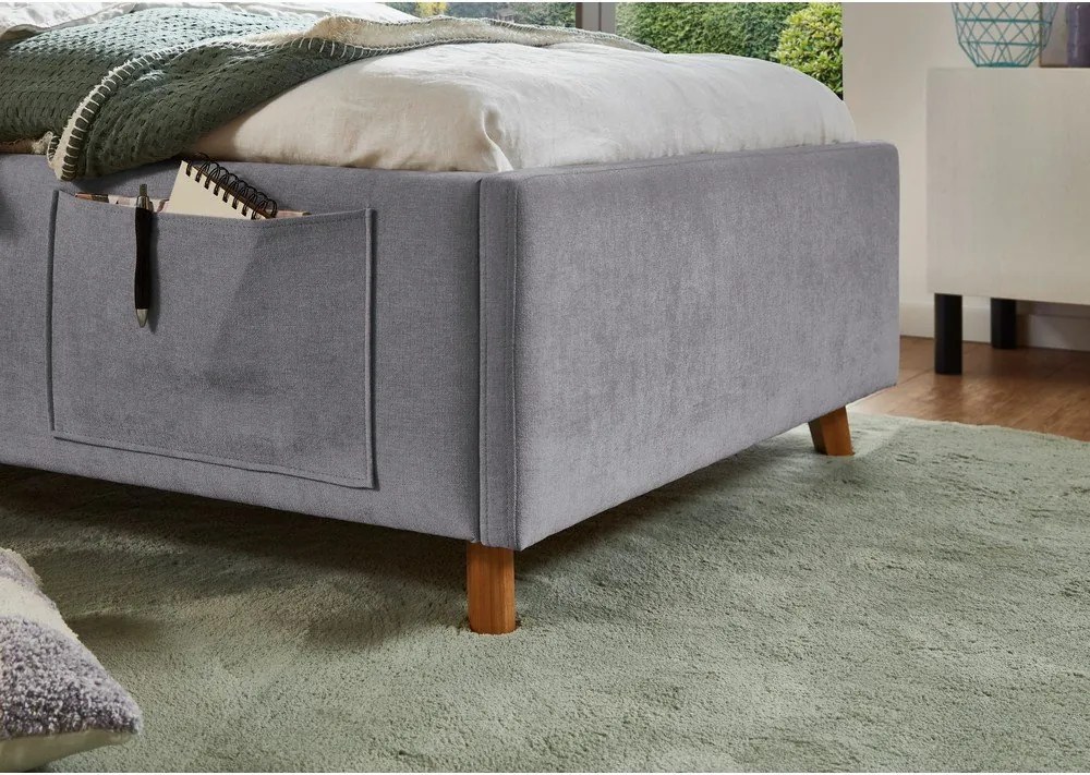 Šedá dětská postel bez roštu 90x200 cm Cosy – Meise Möbel