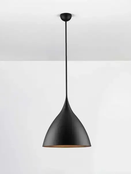 Černé designové svítidlo Syntopia