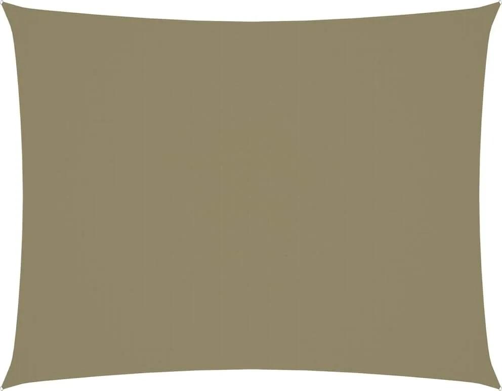 vidaXL Stínící plachta oxfordská látka obdélníková 6 x 8 m [135113] Barva: Béžová