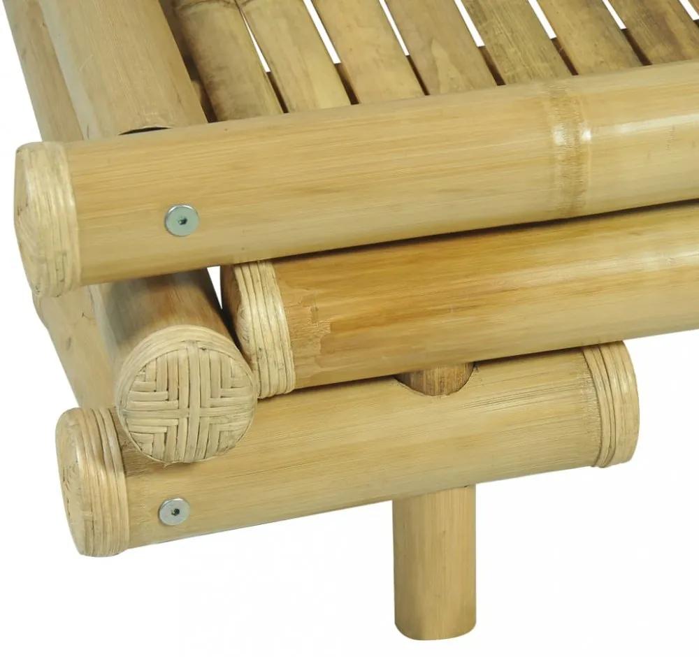 Postel bambus / ratan Dekorhome 180 x 200 cm