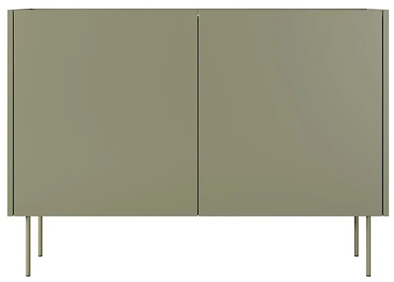 Komoda Desin 120 cm - olivová / dub nagano