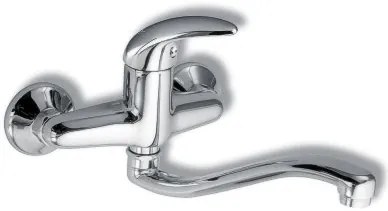 Novaservis Metalia 55 Dřezová umyvadlová baterie 150 mm, chrom, 55070,0