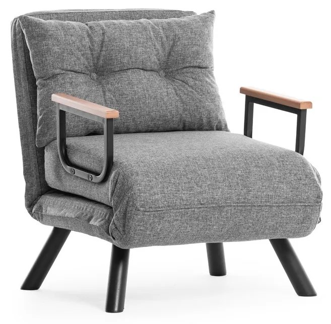 Atelier del Sofa 1-místná pohovka Sando Single - Light Grey, Světlá Šedá