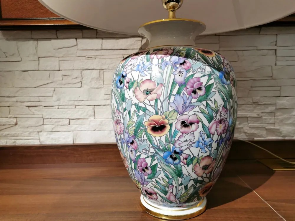 Svítidla KOLARZ Velká keramická stolní lampa Kolarz Giardino Panse 68 cm