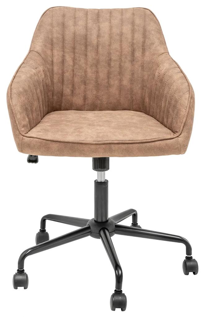 Noble Home Kancelářská židle TUVIS, taupe starožitná | BIANO