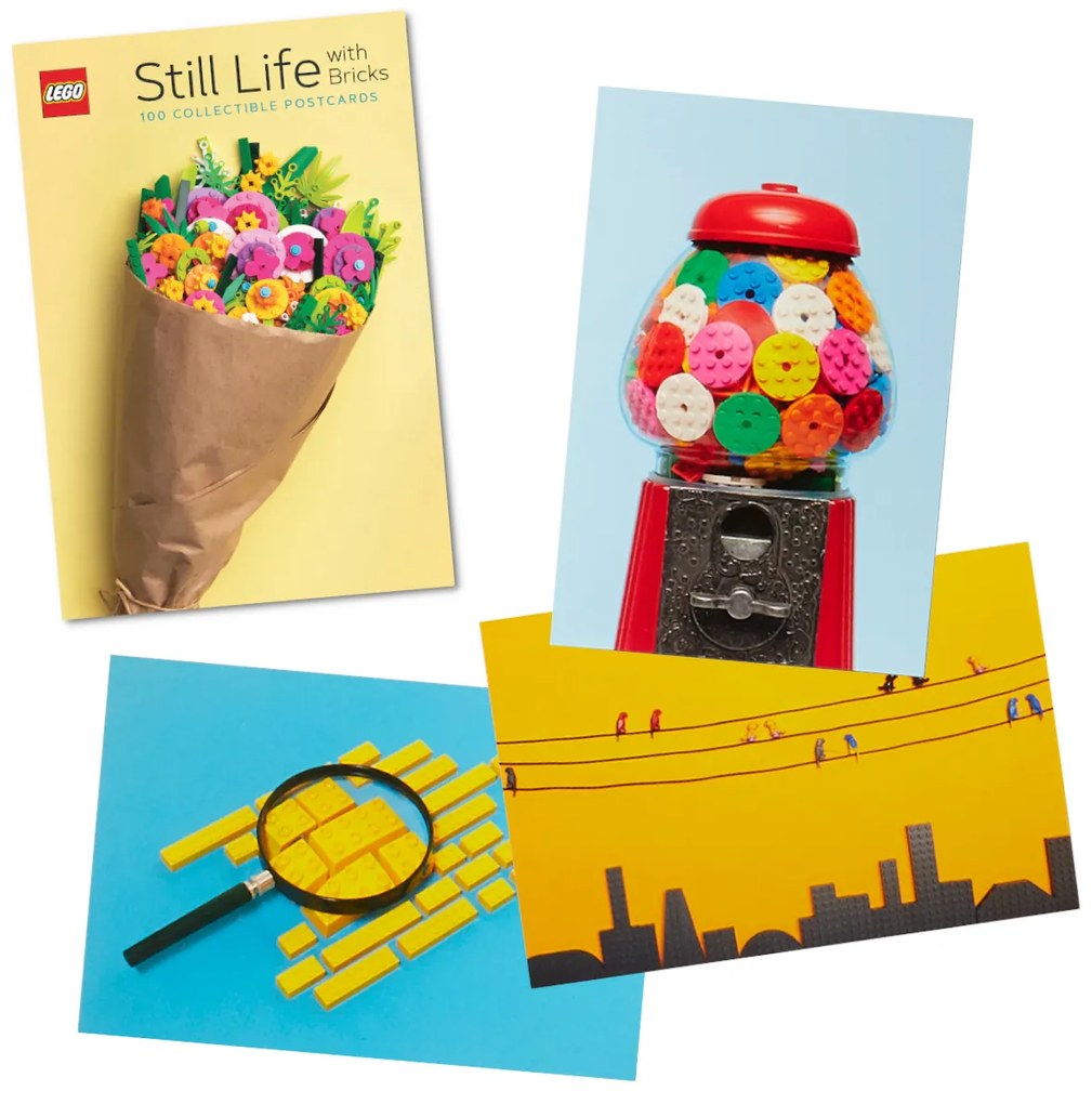 Chronicle Books LEGO® Zátiší s kostkami 100 ks pohlednic