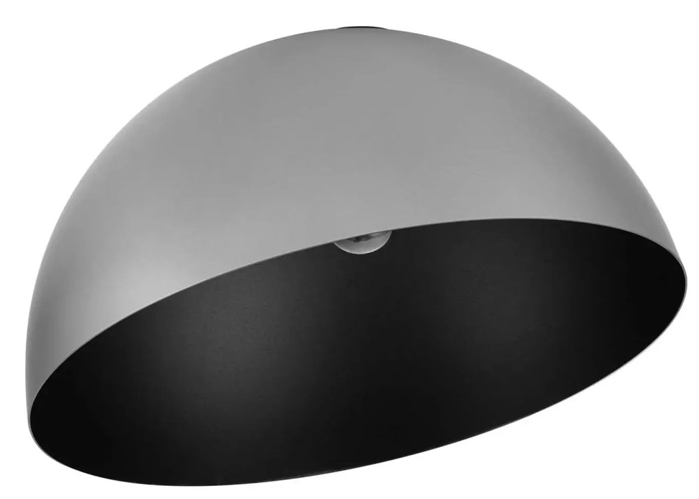 LED černé designové stropní svítidlo Gea