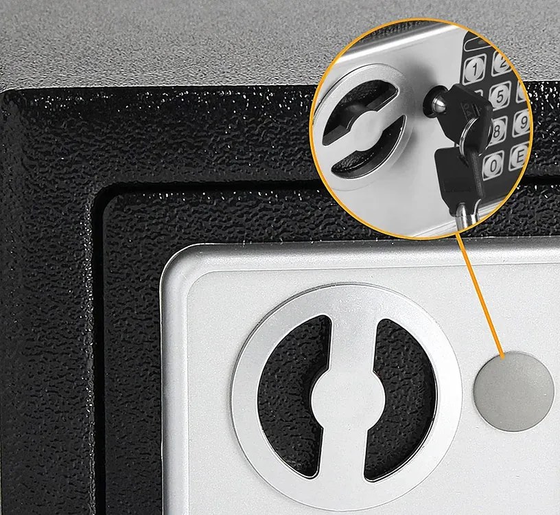 RETOO Elektronický trezor s PIN kódem Retoo E058 - černý