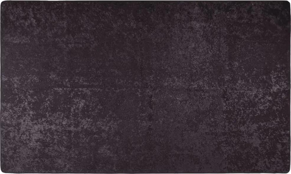 vidaXL Koberec pratelný 150 x 230 cm protiskluzový [373999] Barva: Černá a šedá