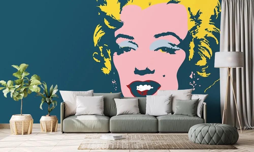 Tapeta Marilyn Monroe v pop art designu - 375x250