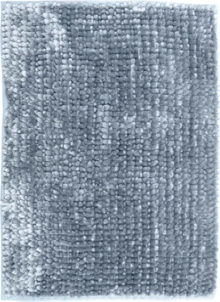 Multi-decor, Koupelnová předložka Chenille Velvet sv. šedá, 40x60, šedá, koupelna