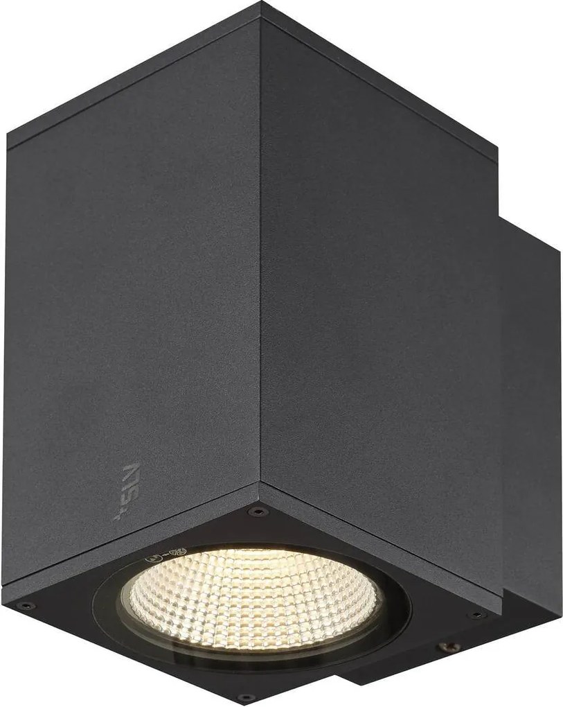 LA 1003417 ENOLA SQUARE M single venkovní LED nástěnné přisazené svítidlo antracit - BIG WHITE (SLV)