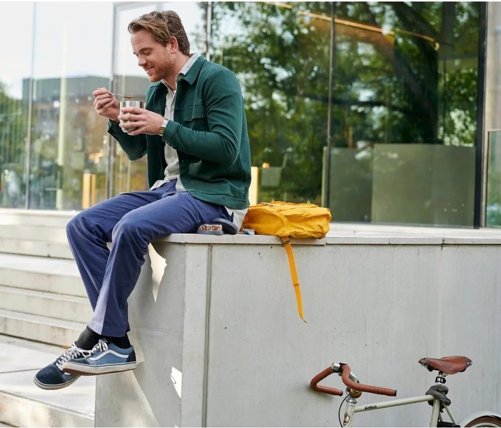 Termoska na jídlo z nerezové oceli ve stříbrné barvě/šalvějově zelená 500 ml Ellipse – Mepal