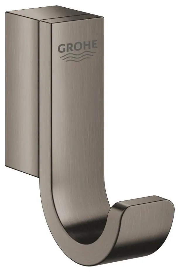 GROHE 41039AL0 -Háček na koupací plášť SELECTION 5,2 cm × 1,5 cm × 4,4 cm grafit