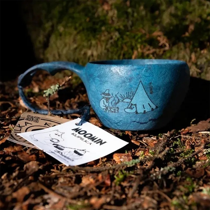 Hrnek kuksa Kupilka Moomin Camping 0,21l, modrý