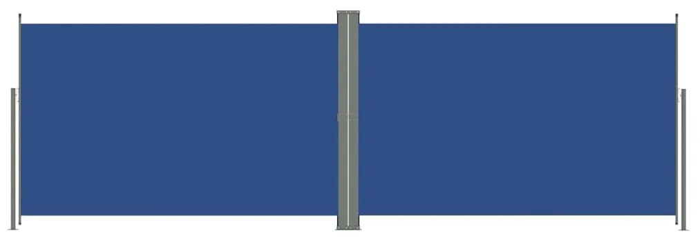 Zatahovací boční markýza modrá 200 x 600 cm,  318010