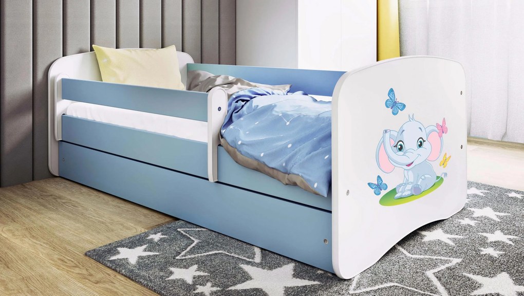 XXXLutz POSTEL PRO DĚTI A MLÁDEŽ 80/160 cm, modrá, bílá MID.YOU - Dětské pokoje sestavy - 00214200021H