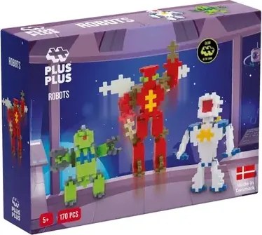 PLUS-PLUS Stavebnice Roboti / 170 dílků