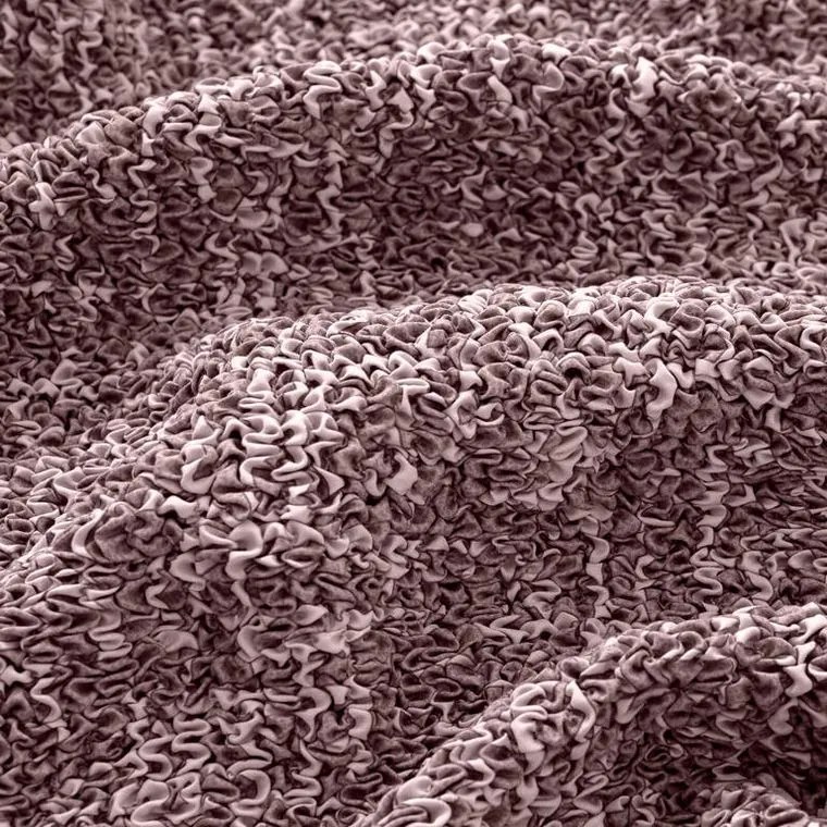 Bielastické potahy GRAFITI NOVÉ kaštanově hnědé dvojkřeslo (š. 120 - 160 cm)