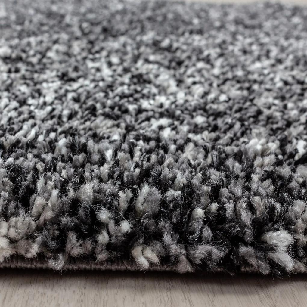 Ayyildiz Kusový koberec ENJOY 4500, Antracitová Rozměr koberce: 80 x 250 cm