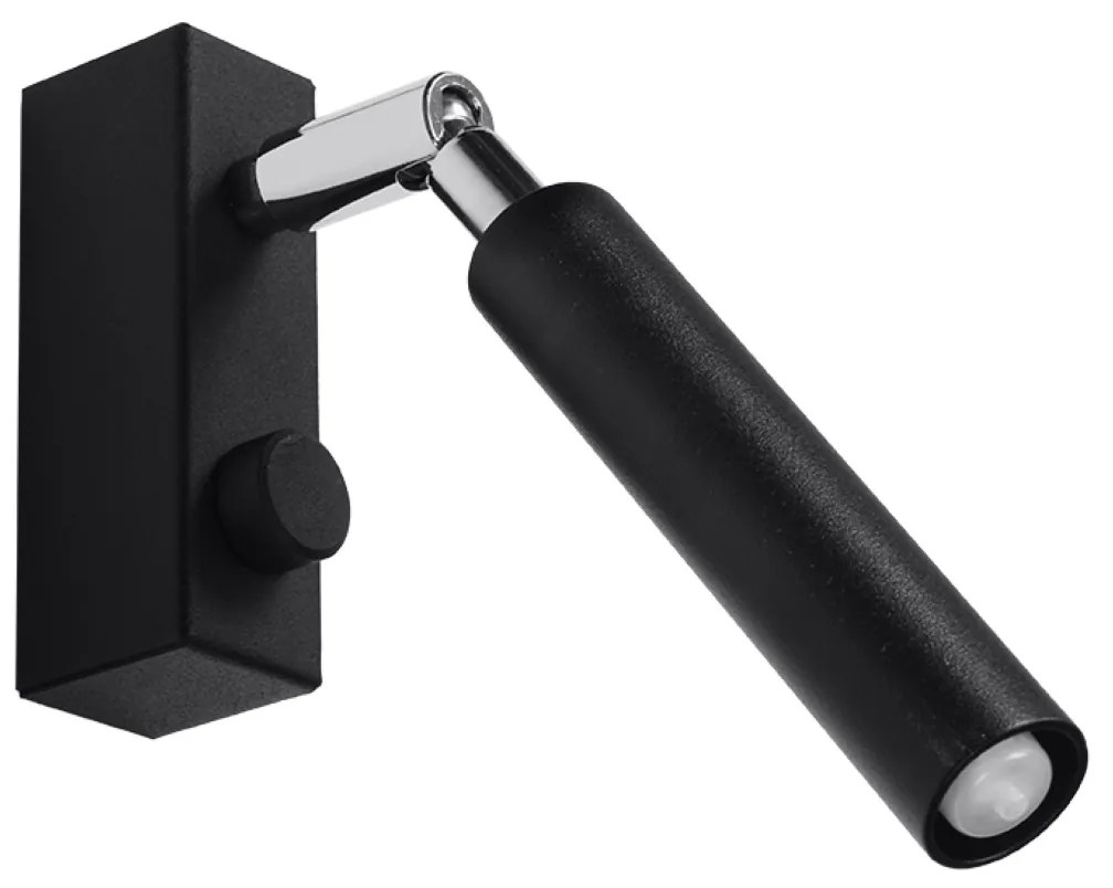 Sollux Lighting Nástěnné svítidlo EYETECH 1 černé
